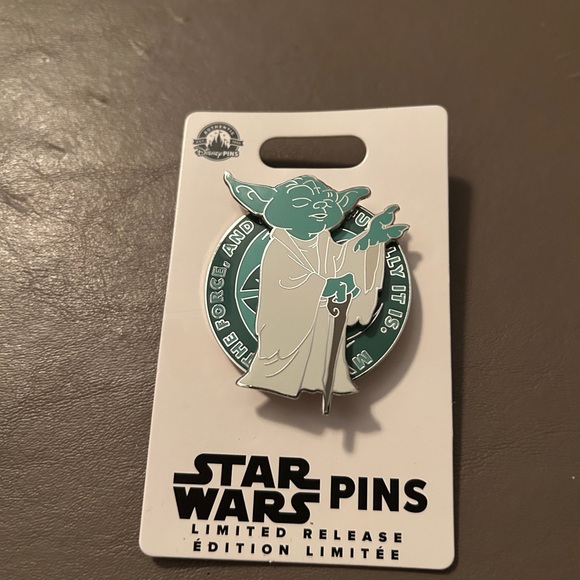 Disney | Other | Disney Star Wars Ltd Addition Yoda Spinning Pin | Poshmark